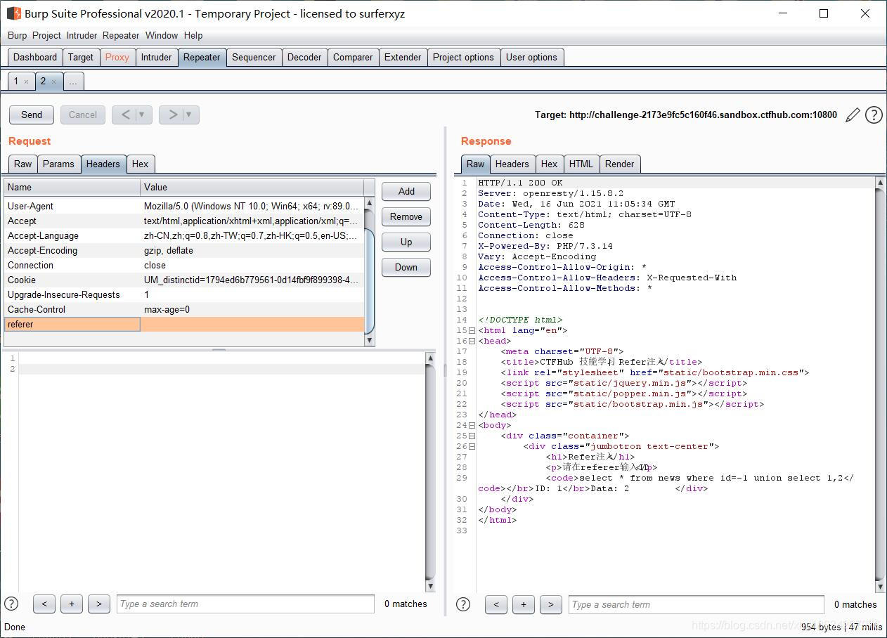 CTFHUB之sql注入（特详解）_ctfhubsql注入-CSDN博客