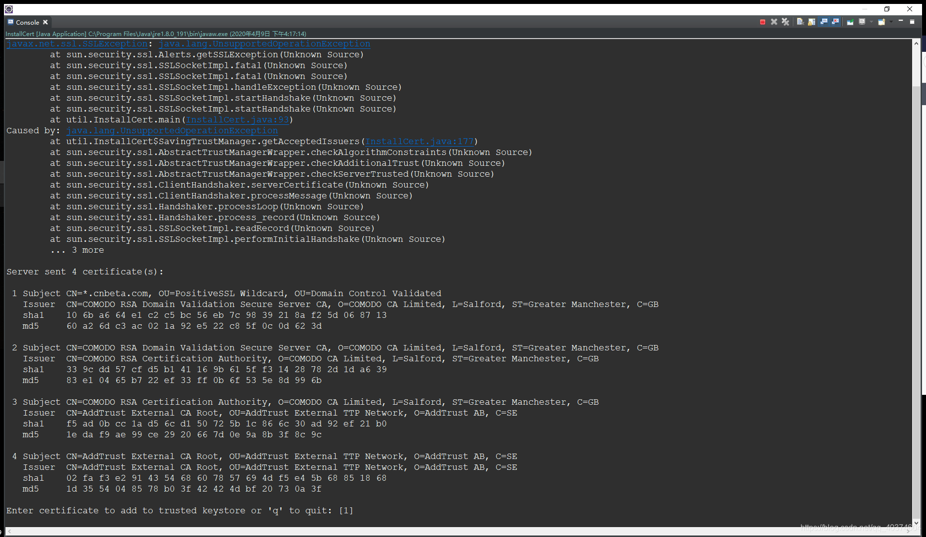 Java异常之【sun.security.validator.ValidatorException: PKIX path building failed: sun.security ...