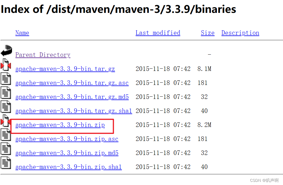 Maven3.3.9下载-CSDN博客