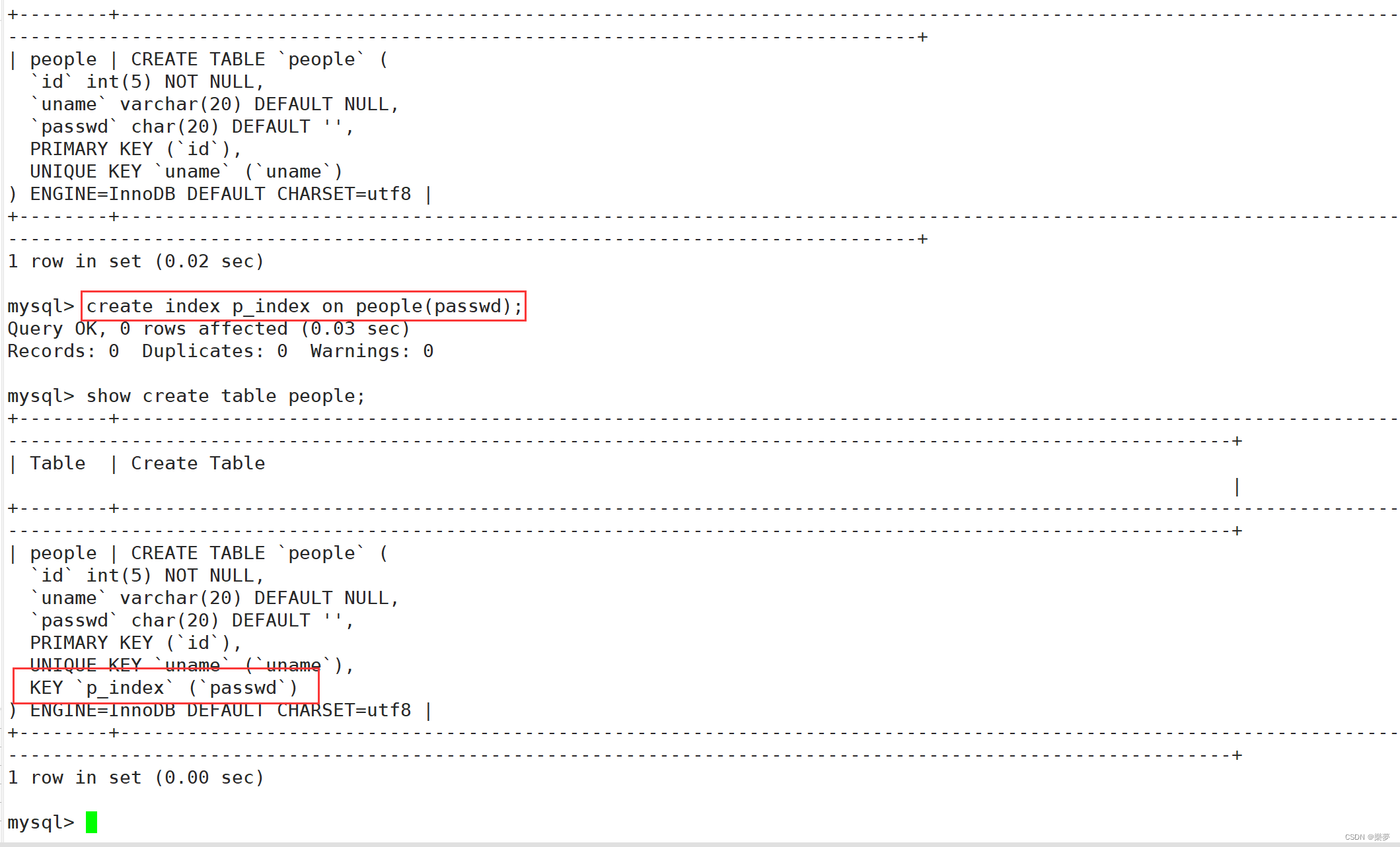 MySQL 索引_mysql 索引 csdn-CSDN博客