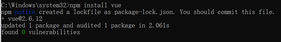 npm安装Vue失败，报错：npm WARN saveError ENOENT: no such file or directory_saveerror enoent: no such ...
