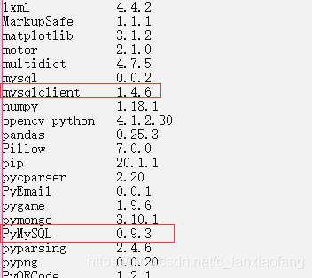 Django3.0 django.core.exceptions.ImproperlyConfigured: mysqlclient 1.3.13 or newer is required ...