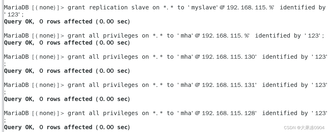 Mariadb高可用MHA_mariadb 支持多host-CSDN博客