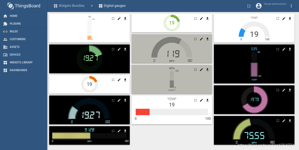Thingsboard Widgets Library（部件库）_thingsboard 部件包-CSDN博客