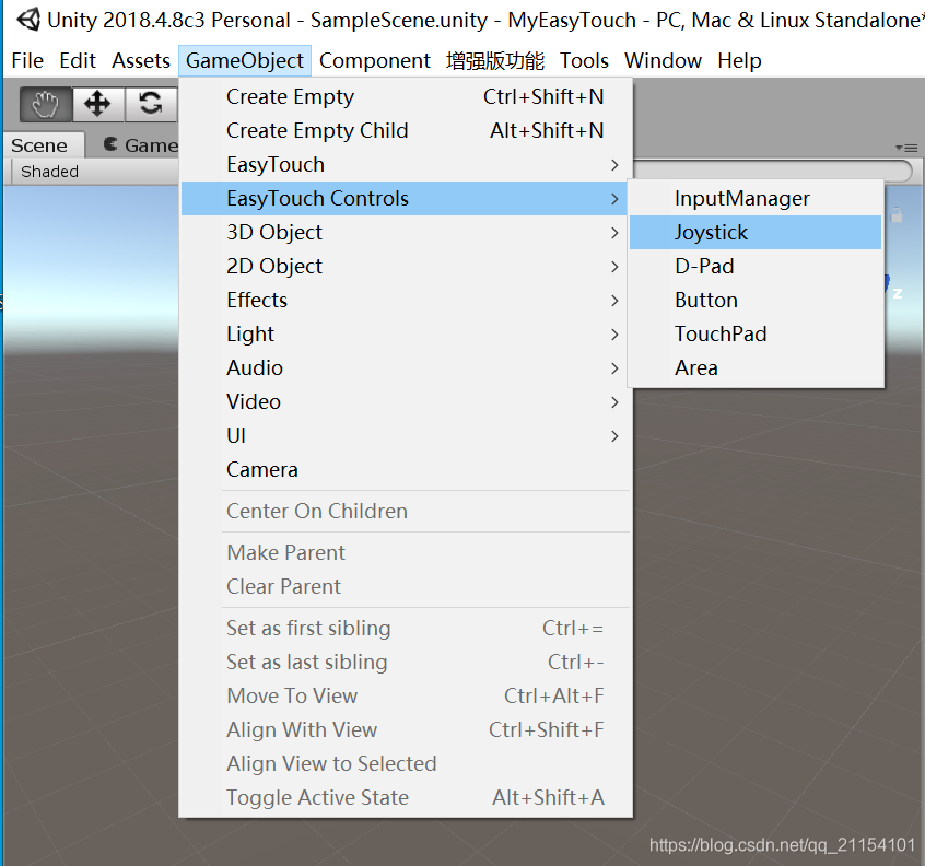 Unity（三）EasyTouch5的使用_unity easytouch-CSDN博客
