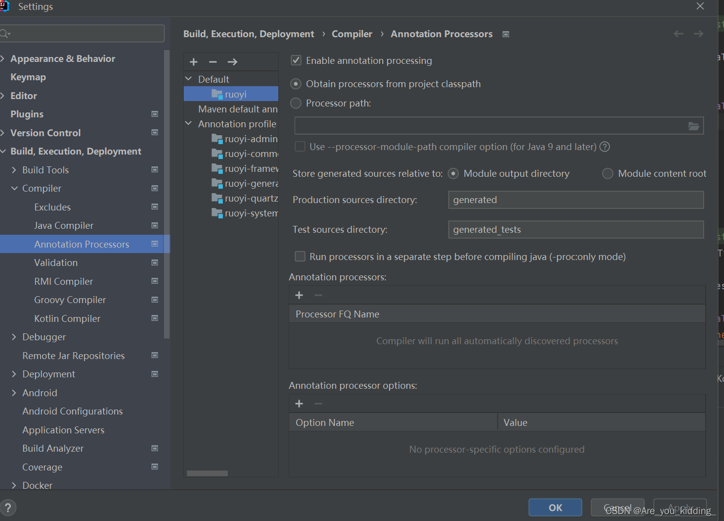java: 找不到注释处理程序 ‘lombok.launch.annotationprocessorhider$annotationprocessor‘_java: 来自注释处理程序 ...