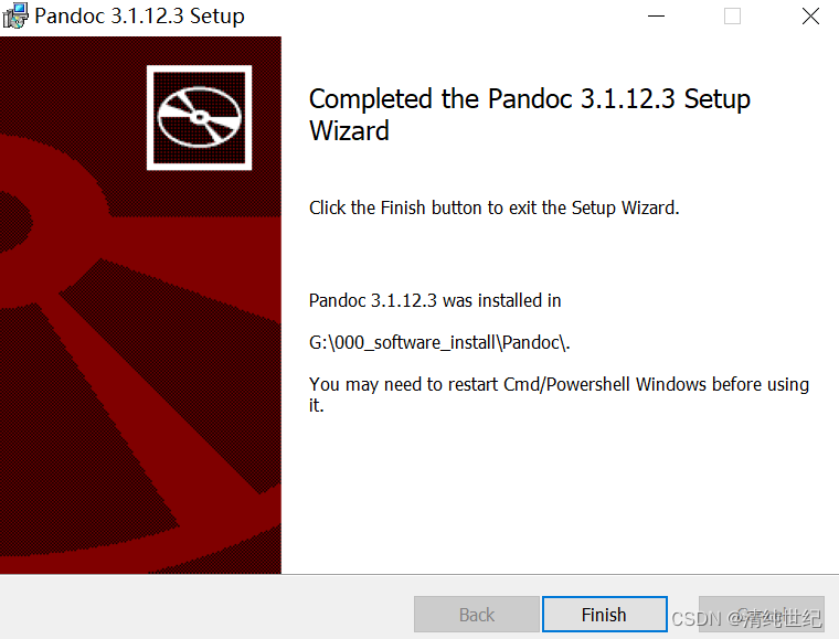 Pandoc下载和安装笔记_pandoc安装教程-CSDN博客