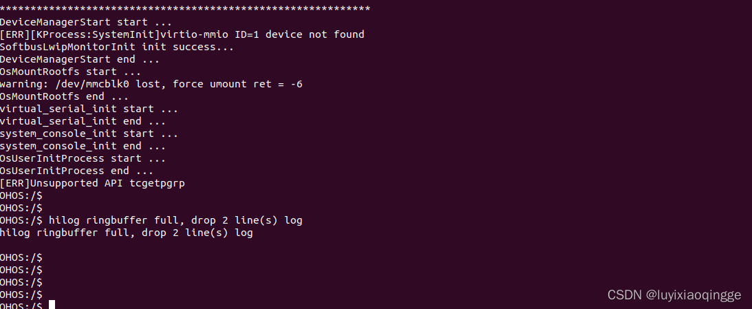 【Openharmony】【4.0R】qemu_small_system_demo无法启动错误现象及解决办法_lookup failed, invalid path err = -22-CSDN博客