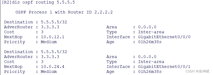 OSPF与IS-IS组网实验：路由配置与优化-CSDN博客