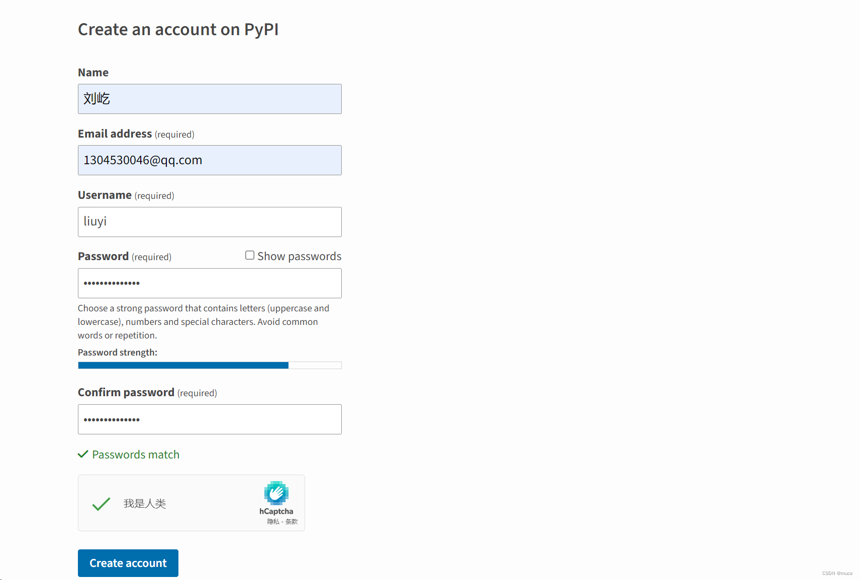 PyPi token创建-CSDN博客