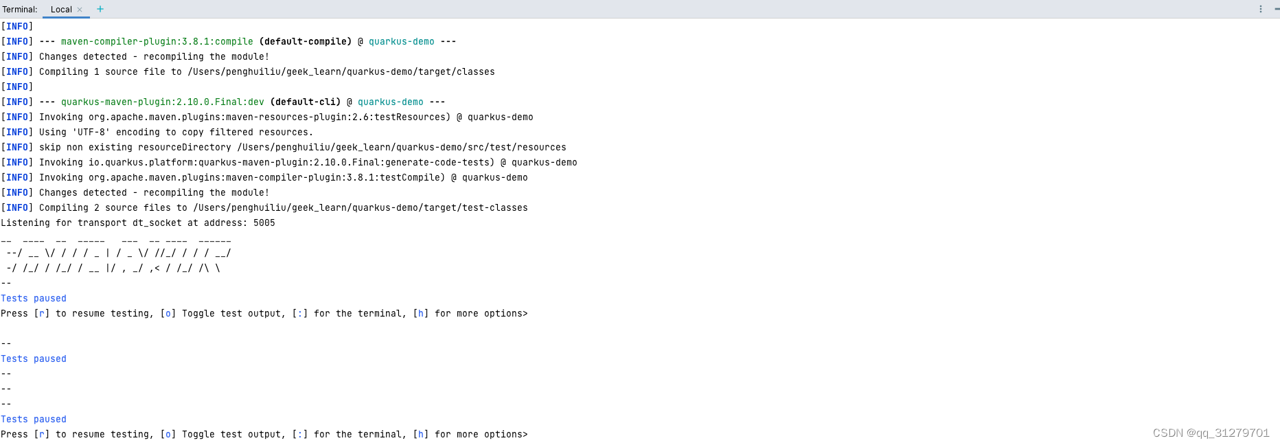 Quarkus实现第一个Hello World_quarkus helloworld-CSDN博客