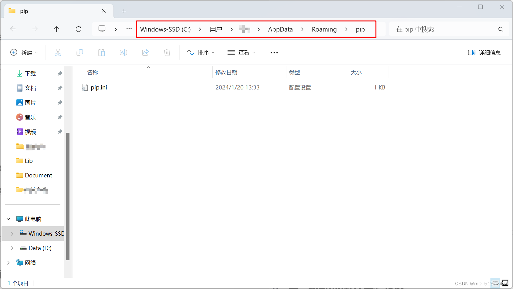 修改新版Python的pip默认安装路径_python pip.ini配置文件放在什么目录-CSDN博客