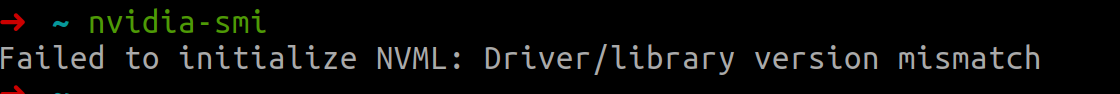 # Failed to initialize NVML: Driver/library version mismatch 的解决方法_driver library missmatch-CSDN博客
