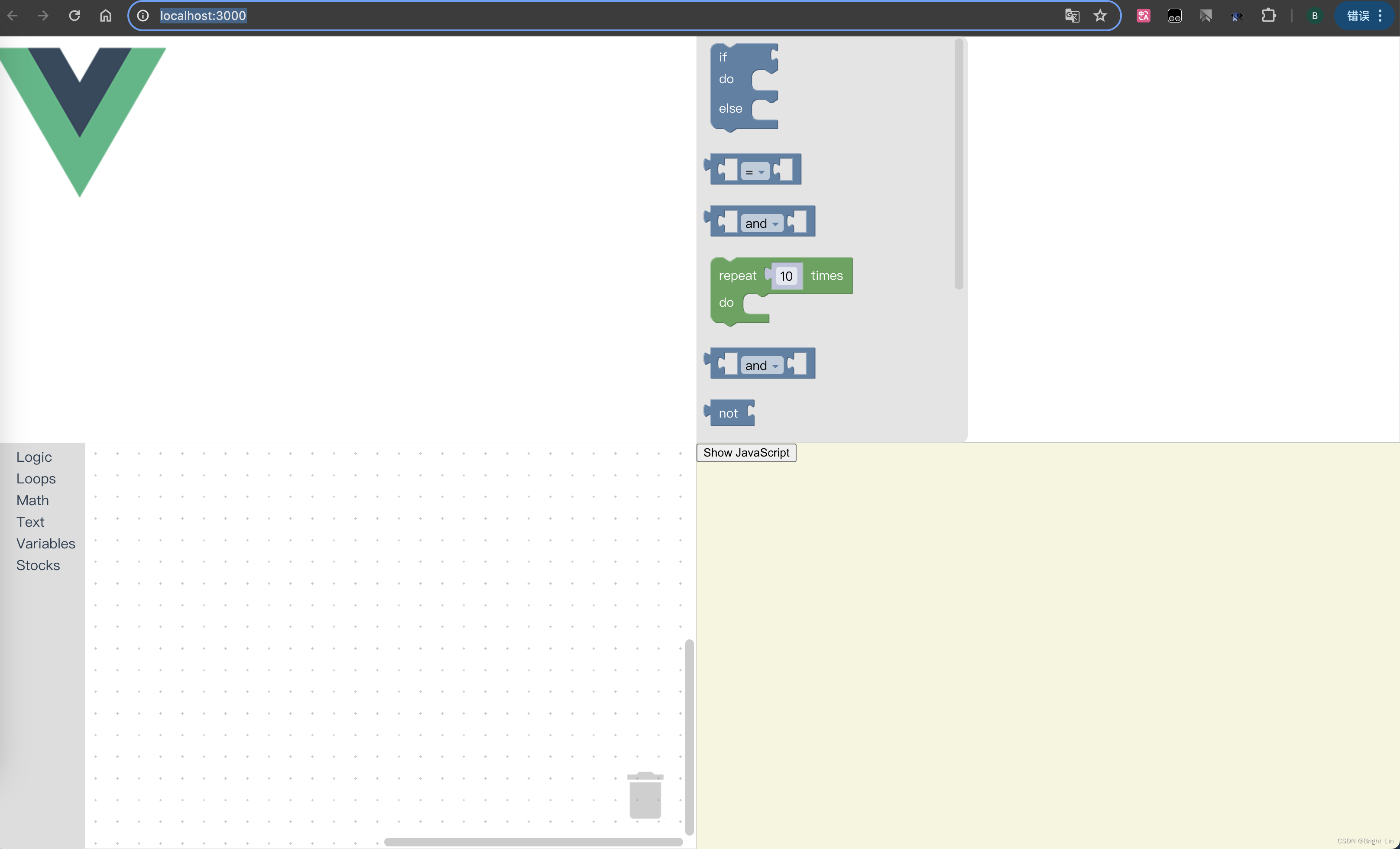 【Blockly开发教程】04 vue3 blockly项目-CSDN博客