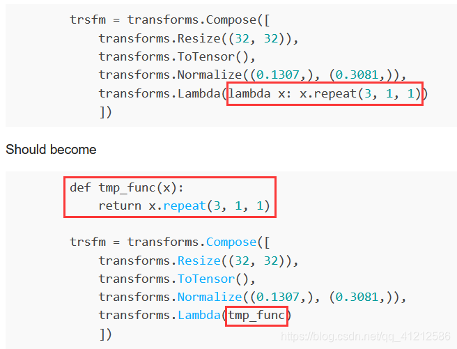 报错AttributeError: Can‘t pickle local object ‘MiniImagenet.__init__.＜locals＞.＜lambda＞‘解决办法 ...