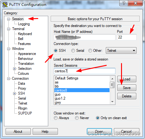 Putty连接登录Linux centos7_putty与centos7-CSDN博客