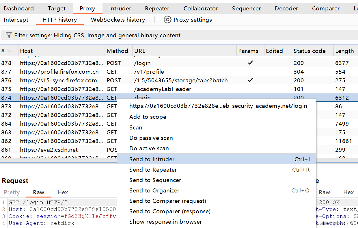 Lab: Username enumeration via different responses 实验：通过不同的响应枚举用户名-CSDN博客