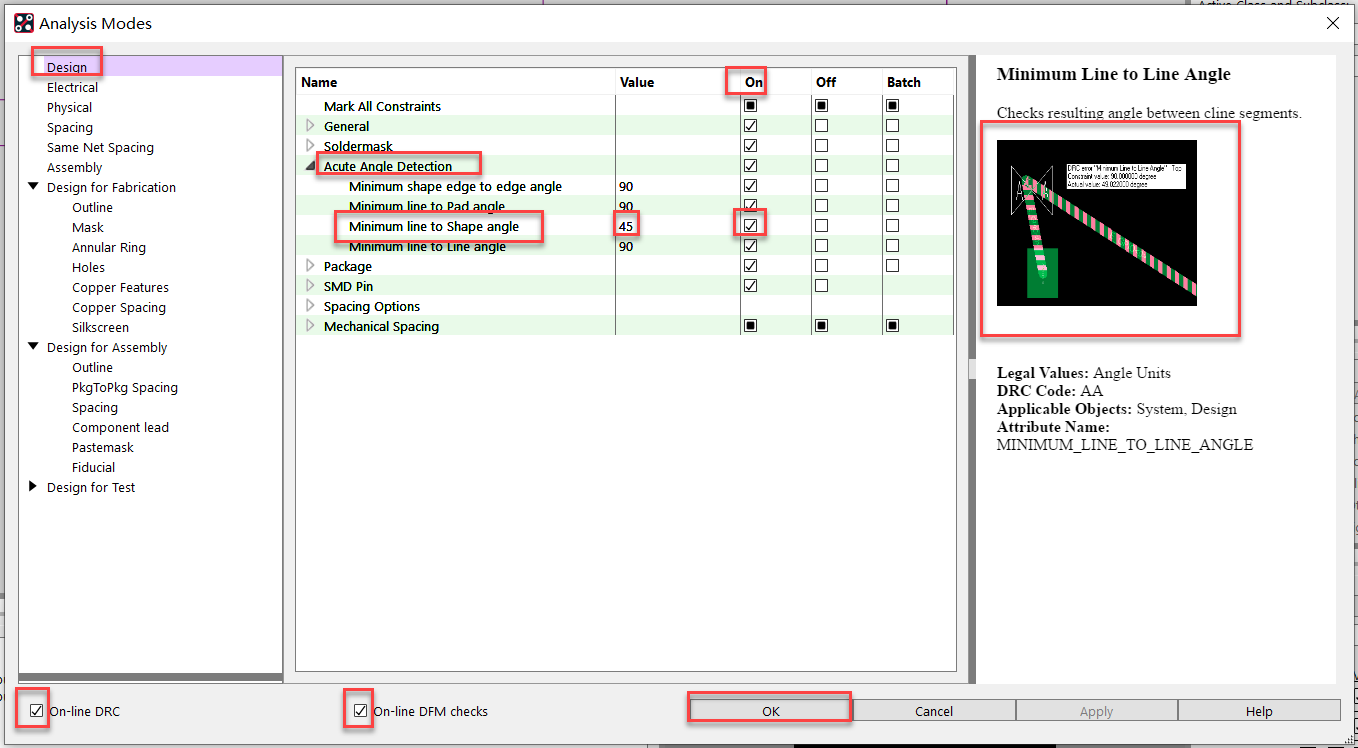 cadence SPB17.4 - allegro - DRC - Minimum Line to Shape Angle-CSDN博客