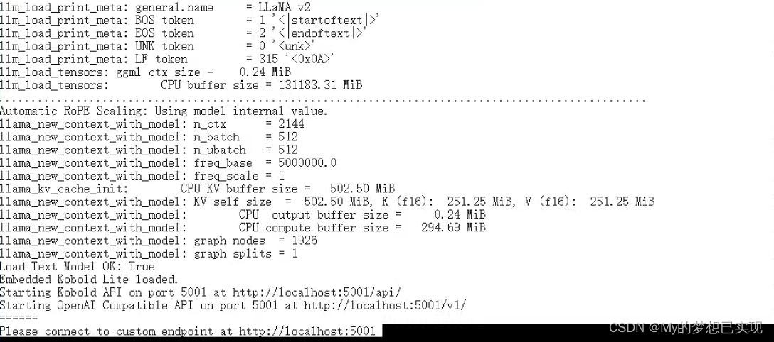 【AI开发：语言】一、Yi-34B超大模型本地部署CPU和GPU版_koboldcpp api-CSDN博客