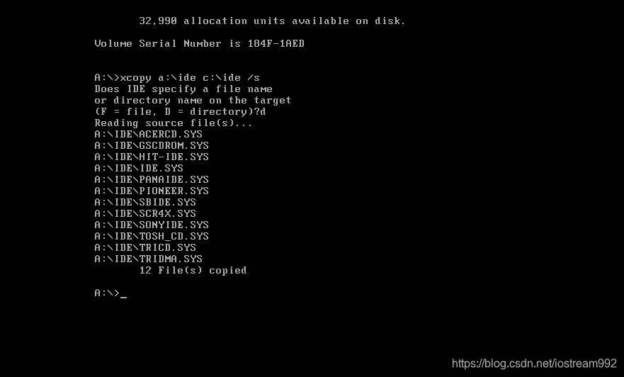 MS-DOS 6.22的安装_dos6.22 csdn-CSDN博客