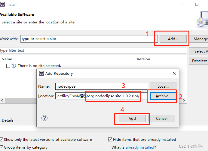 eclipse 配置 nodeclipse 插件-CSDN博客