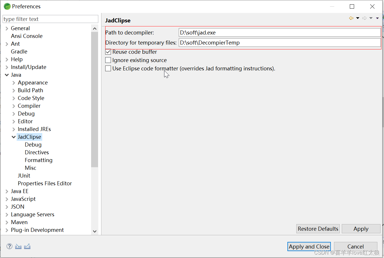 配置Jadclipse反编译插件-CSDN博客