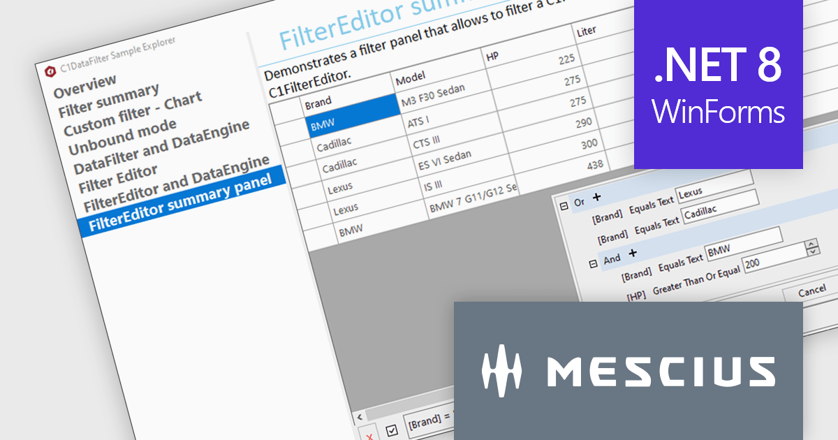 在运行时在 WinForms DataGrid 中编辑过滤器_winform flexgrid-CSDN博客