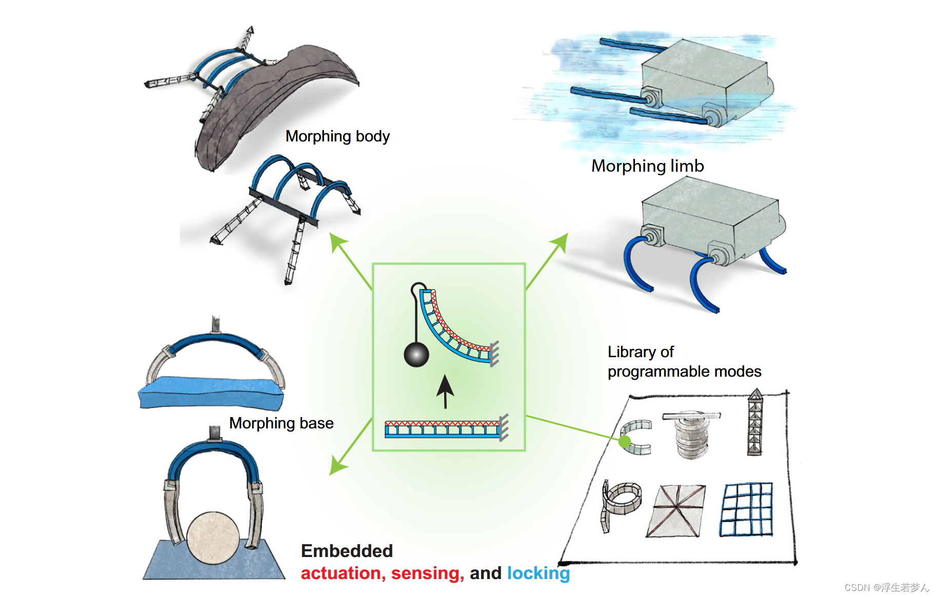 Embedded shape morphing for morphologically adaptive robots（文献阅读笔记）-CSDN博客