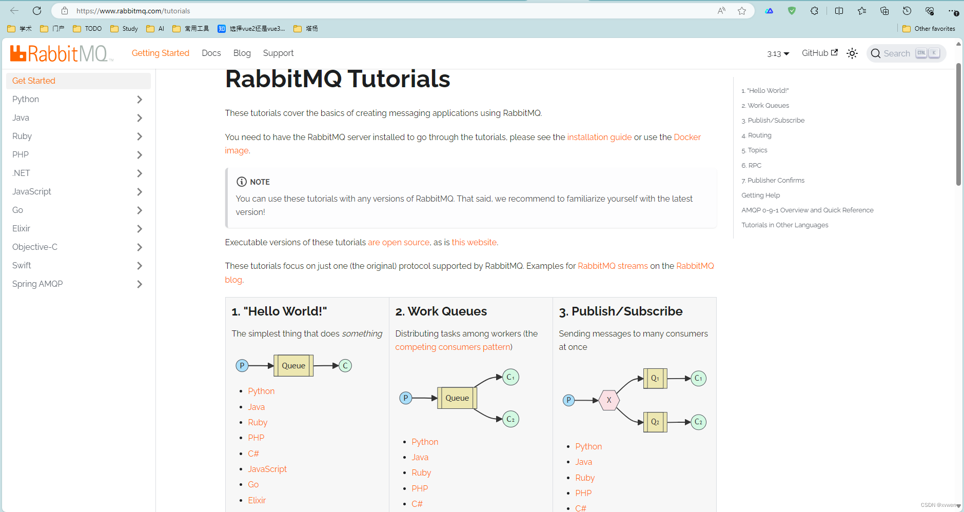 RabbitMQ入门教学（浅入浅出）_rabittmq是如何实现不同程序之间进行处理的-CSDN博客