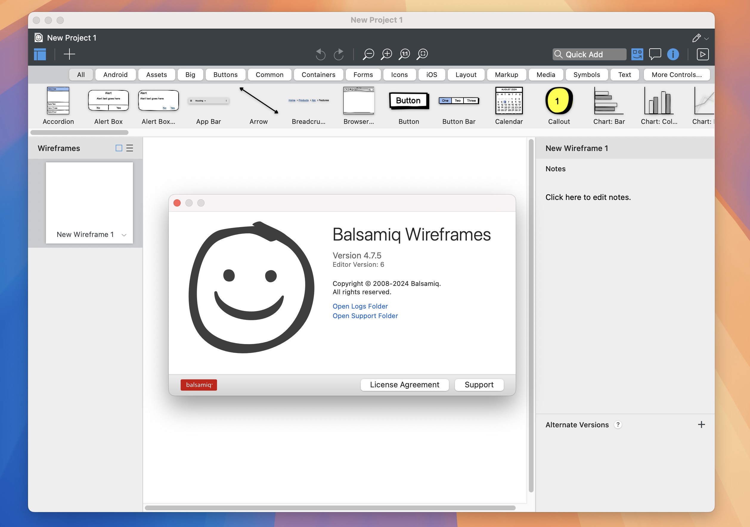 快速原型设计工具 Balsamiq Wireframes v4.7.5 UI线框原型图绘制工具-CSDN博客