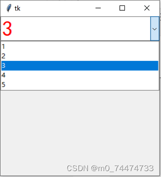 python中，ttk.Combobox的background、foreground和font属性的设置问题_ttk样式设置-CSDN博客
