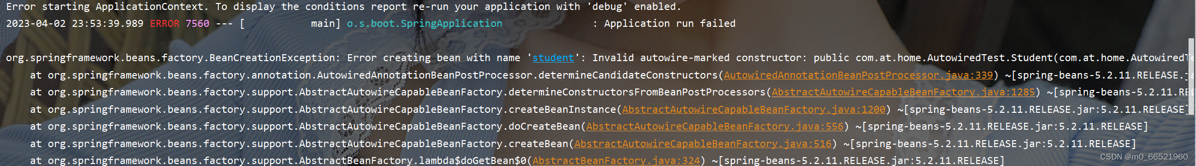 @Autowired依赖注入使用的构造器_构造器注入 autowired-CSDN博客