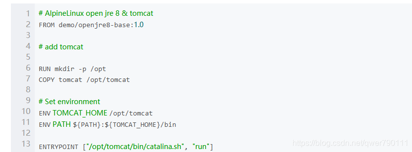 Linux下操作Docker（六）：安装tomcat和制作Dockerfile_在linux上查询apache tomcat的dockerfile,-CSDN博客