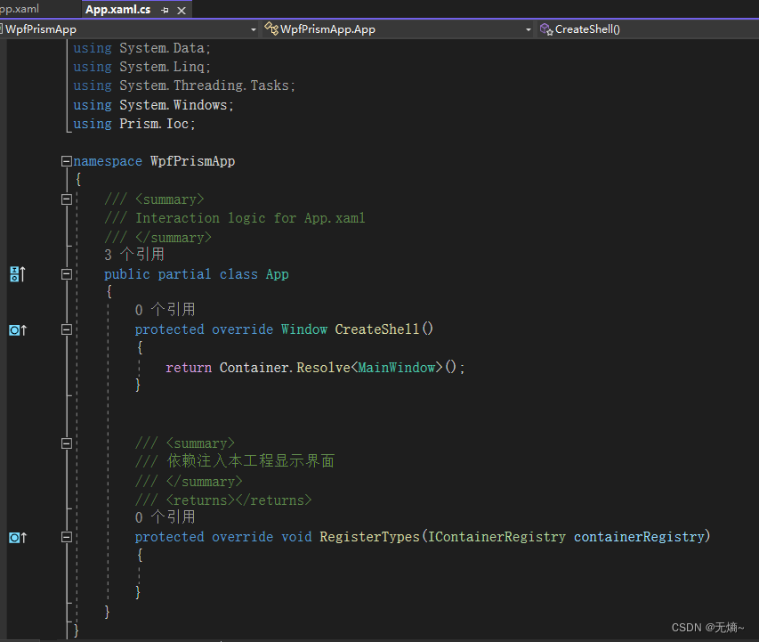 WPF .Net6中使用Prism_wpf net6.0-CSDN博客