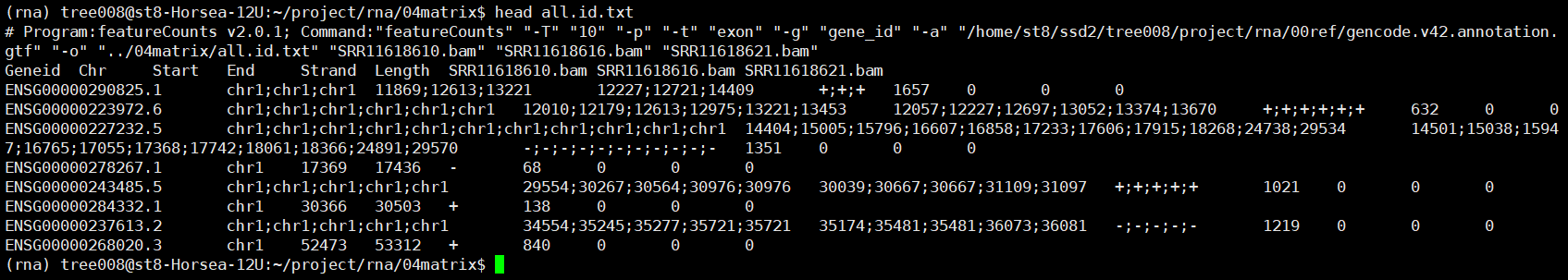 RNA-seq——上游分析练习2（数据下载+trim-galore+hisat2+samtools+featureCounts）_上游分析实战 ...