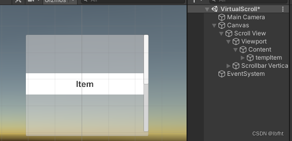 unity中ScrollRect虚拟化列表的简单实现_unity滚动视图虚拟列表-CSDN博客