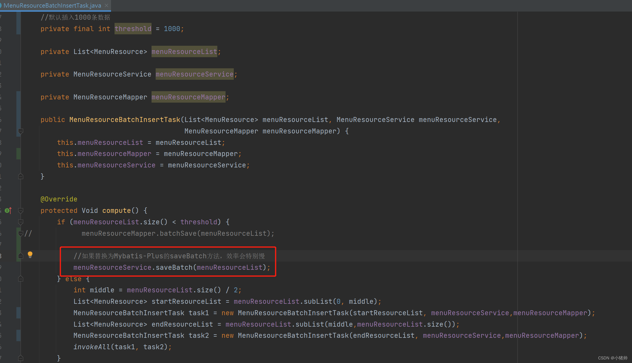 Fork/Join优化mybatis-plus批量插入性能_mybatis 批量插数据性能-CSDN博客