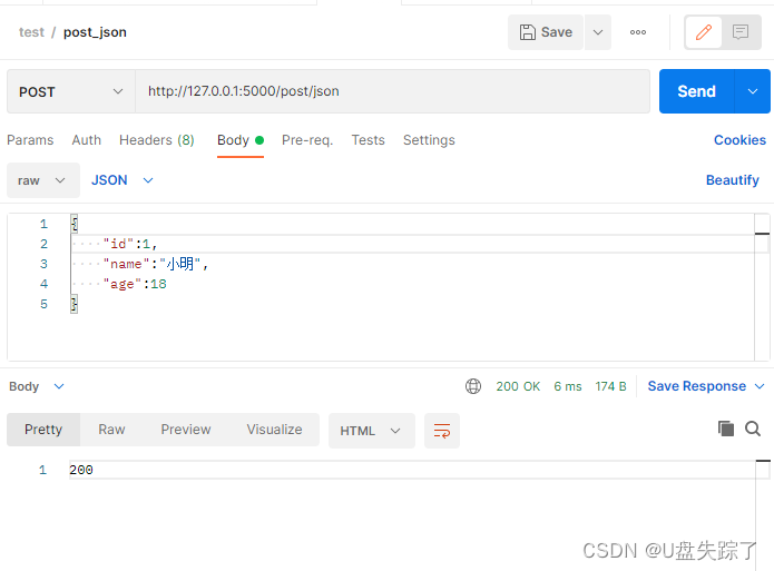 Python Flask 请求GET、 POST 、PUT、 DELETE_python flask get请求-CSDN博客