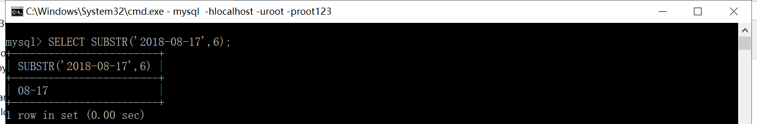 mysql截取前几个字符串_MySQL|SUBSTR() 函数用法-CSDN博客