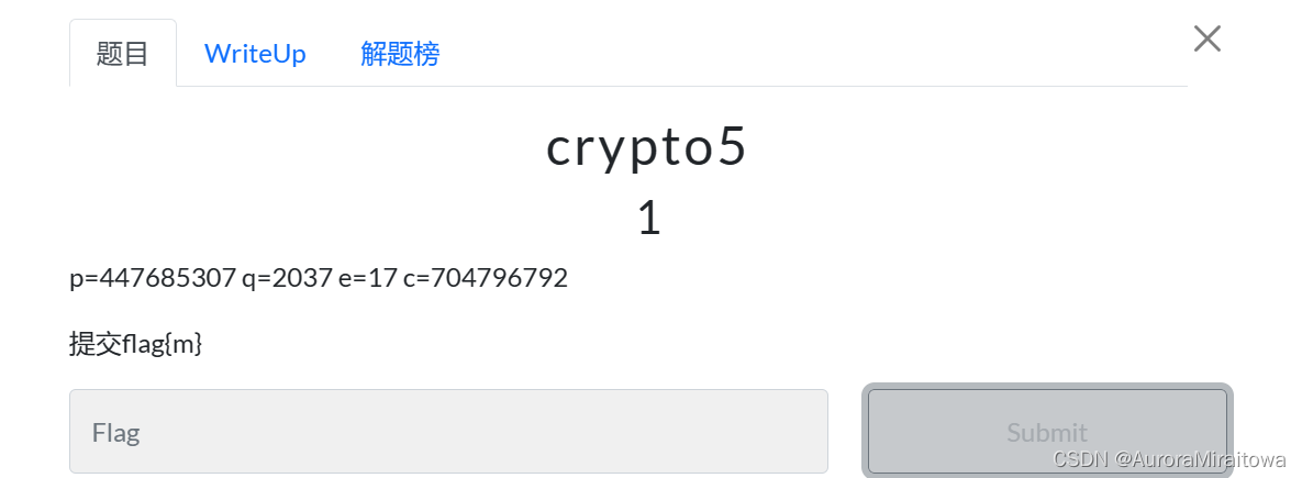 Ctfshow中crypto模块前5题_ctfshow crypto4-CSDN博客