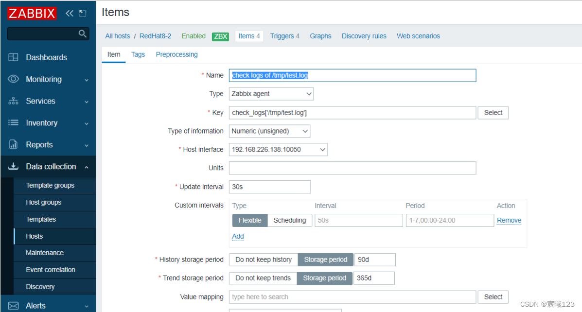 Zabbix监控服务及自定义监控-CSDN博客