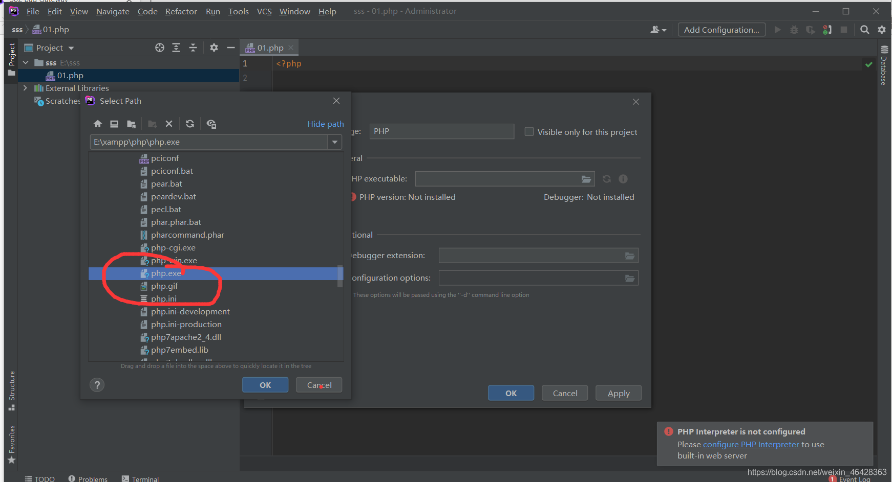 PHP配置phpstorm+xampp教程_phpstorm xampp-CSDN博客