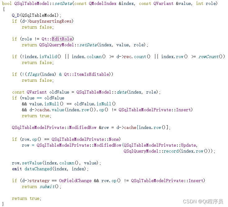 Qt SQL：QSqlQueryModel、QSqlTableModel-CSDN博客