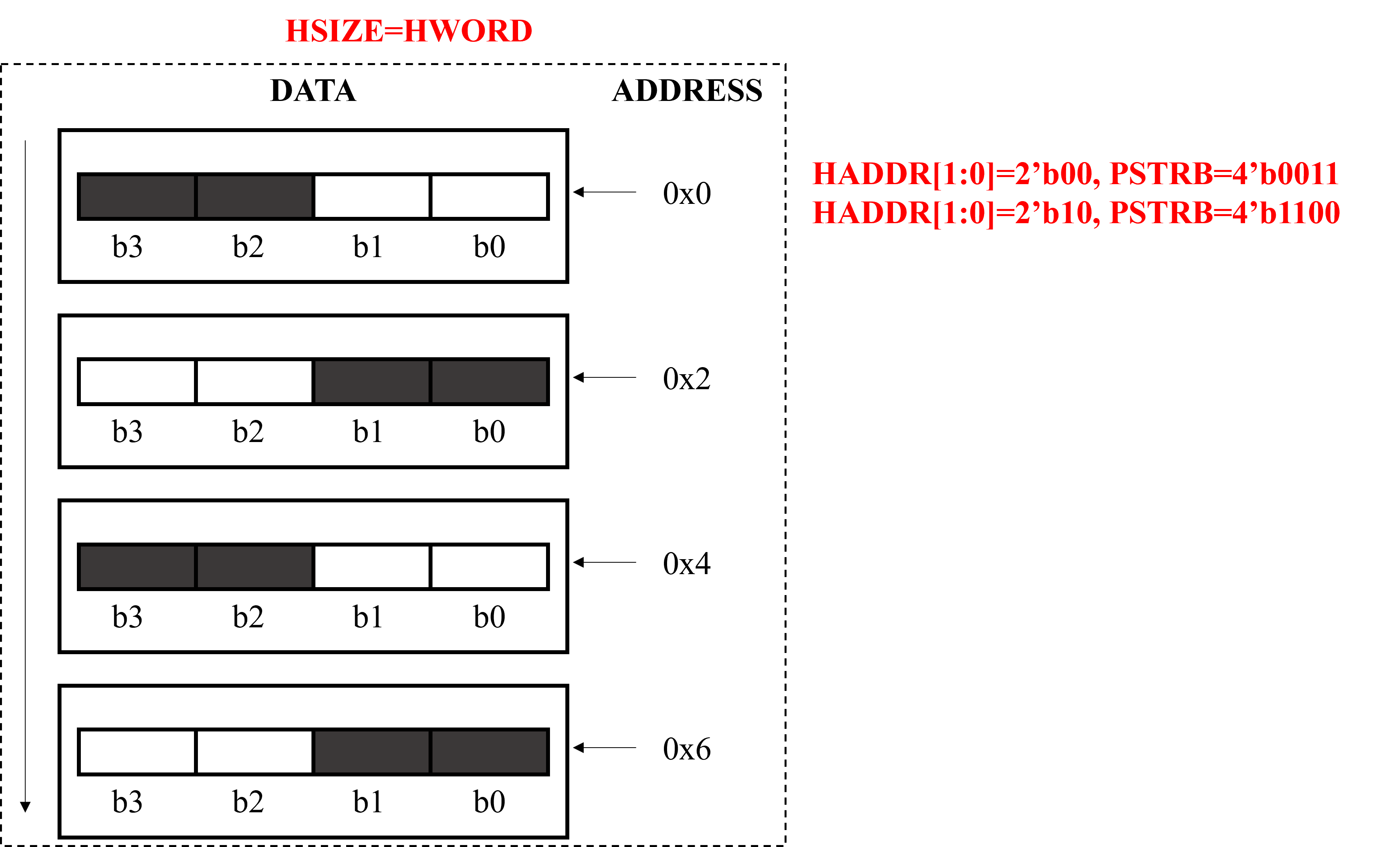 AHB2APB验证之pstrb与haddr、hsize之间关系的理解-CSDN博客
