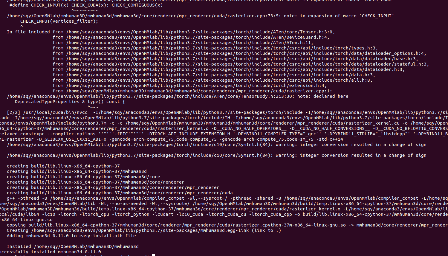 论文复现--关于单视角动作捕捉工具箱--MMHuman3d的研究(基于Windows10和Linux18.04中配置)-CSDN博客
