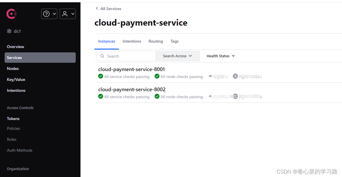 一篇文章带你详细学习：SpringCloud - Consul服务注册与配置中心以及LoadBalancer的组合使用，实现负载均衡！_consul负载均衡配置-CSDN博客
