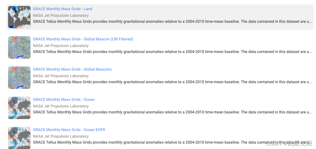 Google earth engine ——grace（等效液态水厚度）数据详细介绍_grace数据-CSDN博客
