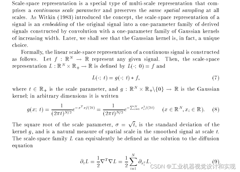 高斯金字塔的秘密，尺度空间证明的思考_scale-space theory: a basic tool for analyzing str ...