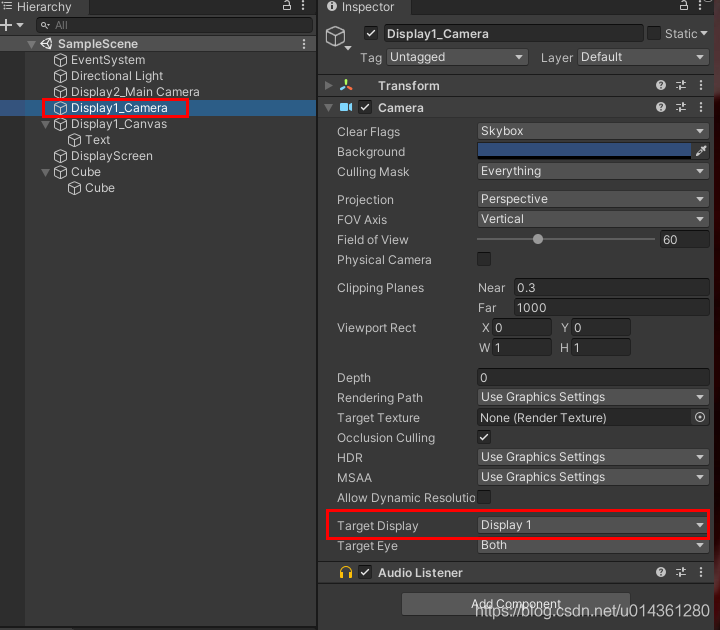 Unity 基础 之 使用 Display 简单的实现 多屏幕显示的效果_unity display-CSDN博客