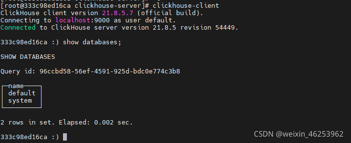 clickhouse-client连接报错_dns error: eai: address family for hostname not su-CSDN博客
